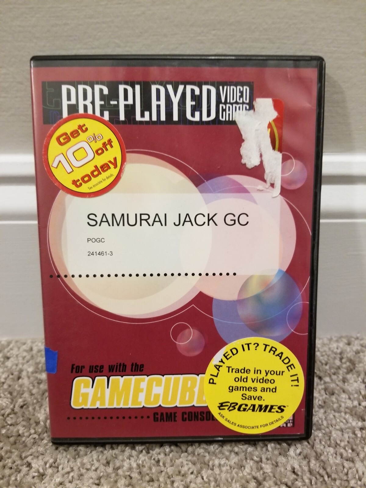 Samurai Jack: The Shadow of Aku (Nintendo GameCube, 2004) Disc Only ...