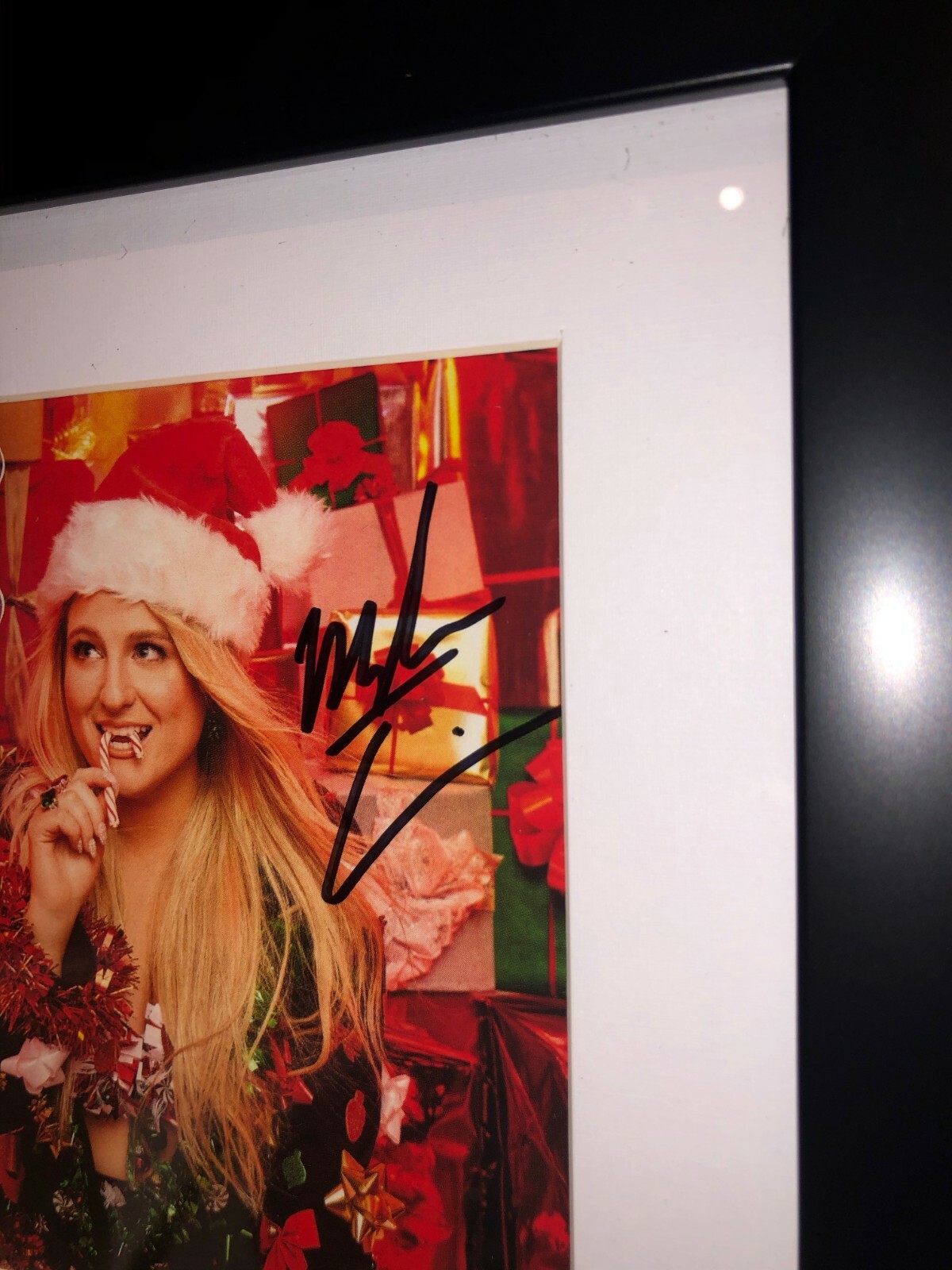 MEGHAN TRAINOR SIGNED AUTOGRAPHED FRAMED MATTED A VERY TRAINOR ...