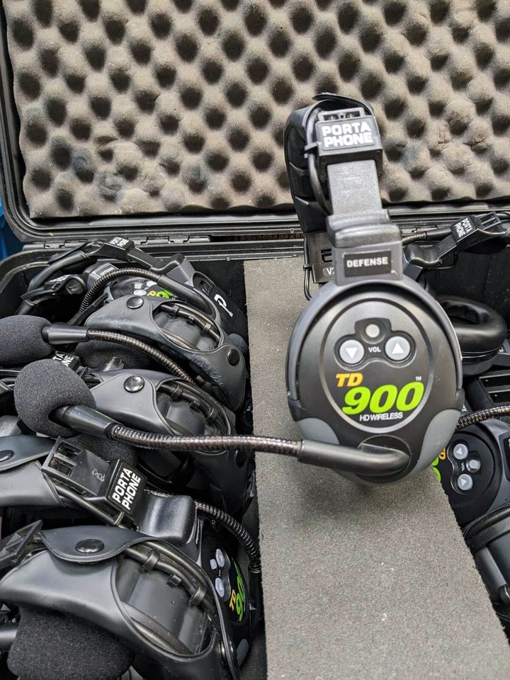 PortaPhone TD-900 6 Coach Headset System for Football Coaches | eBay