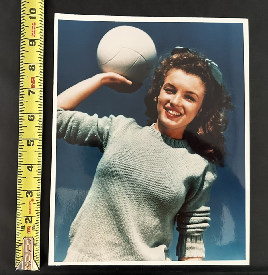 Marilyn Monroe -Agfa Photo Print - Volley Ball | eBay