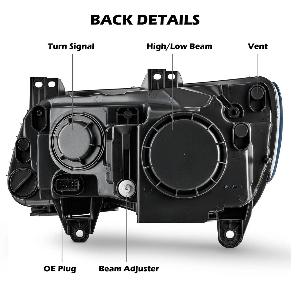 For 2011-2023 Chrysler 300 LED Projector Headlight Left&Right Headlamp ...