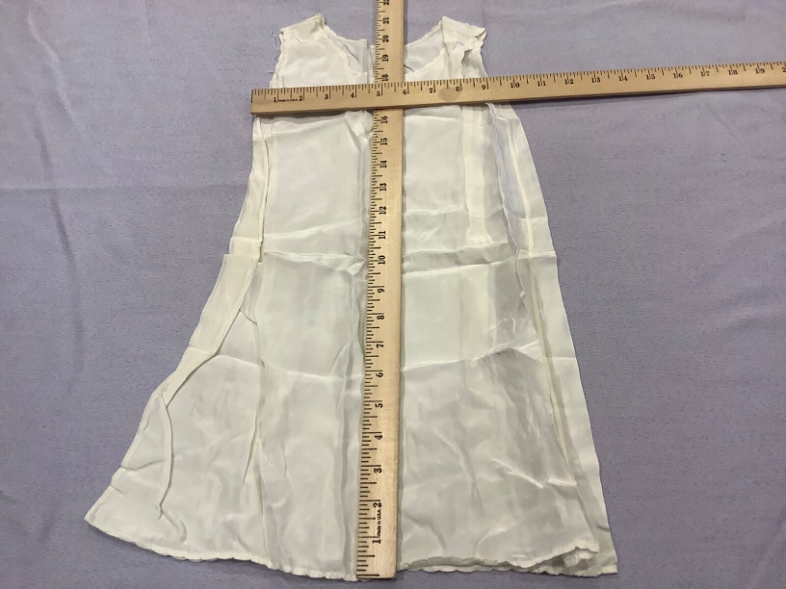 Antique Victorian 20” Sheer Slip Underwear Garment L… - Gem