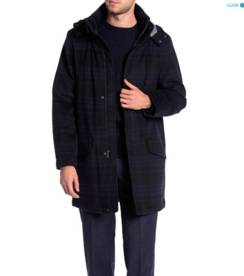 Tommy Hilfiger Snowdon Men’s All-Weather Coat,Blend Navy, Sz 42R | eBay
