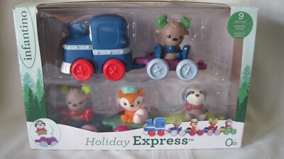New Infantino Holiday Express 9-Piece Baby Toddler First Train Set | eBay