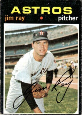 1971 Topps Baseball Jim Ray Houston Astros #242 EX | eBay