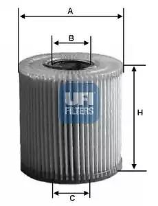 Filter Service Kit Air Cabin Fuel Oil filter UFI 2740100,2504000 ...