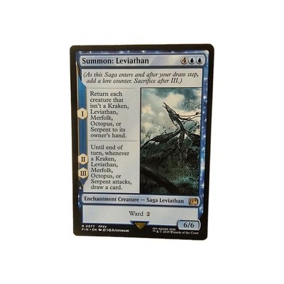 Final Fantasy Summon: Leviathan MTG Magic the Gathering Regular Card ...