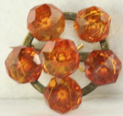 VICTORIAN ANTIQUE SMALL AMBER PIN APPROX 1 INCH | eBay