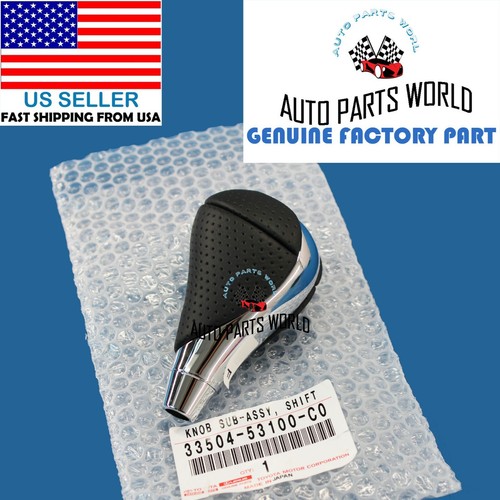 GENUINE LEXUS IS250/350 ISF RX350/450h ATM BLACK SHIFT LEVER KNOB 33504 ...