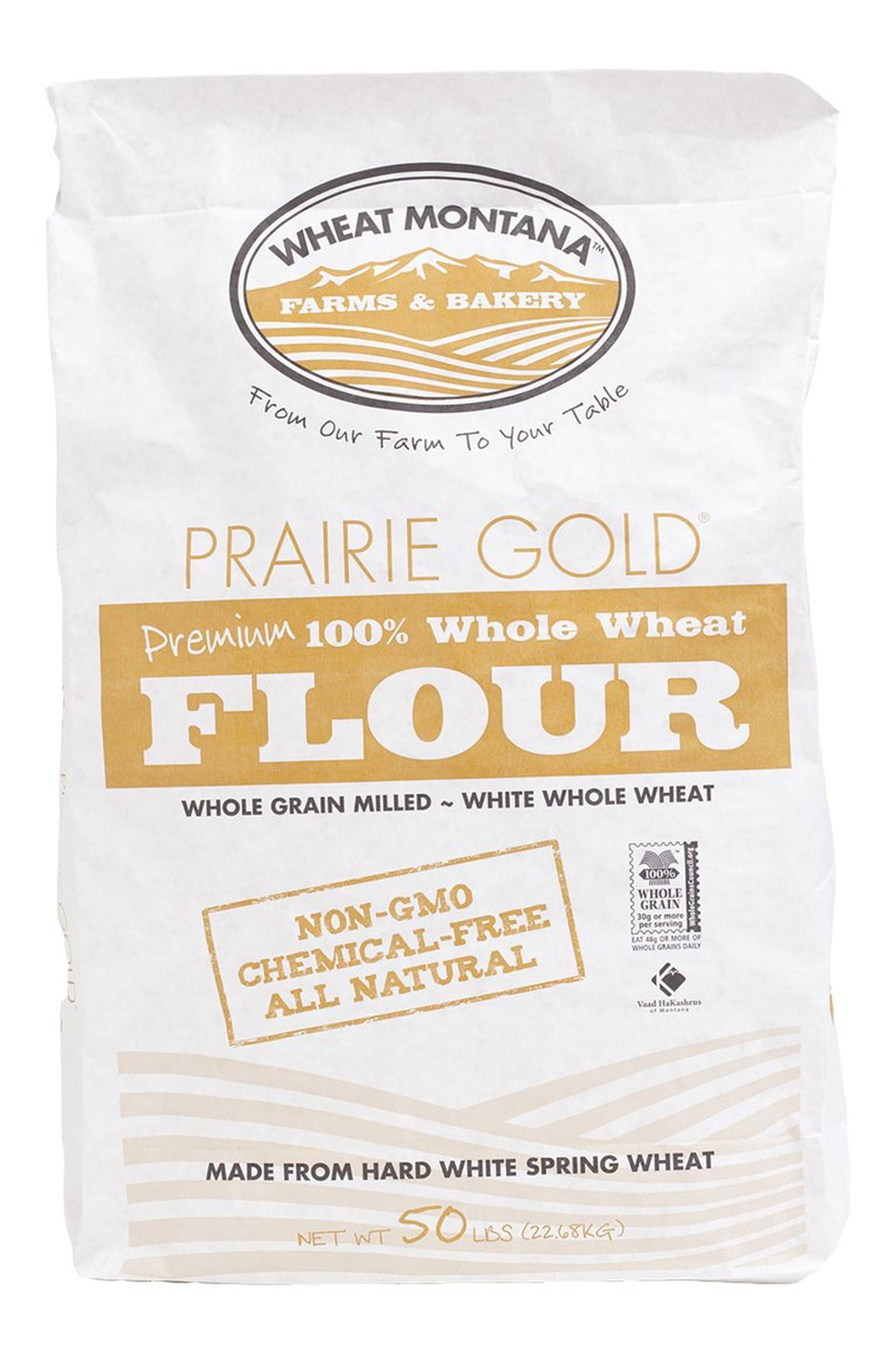 Wheat Montana Gold Flour, Prairie, 50 Pound | eBay