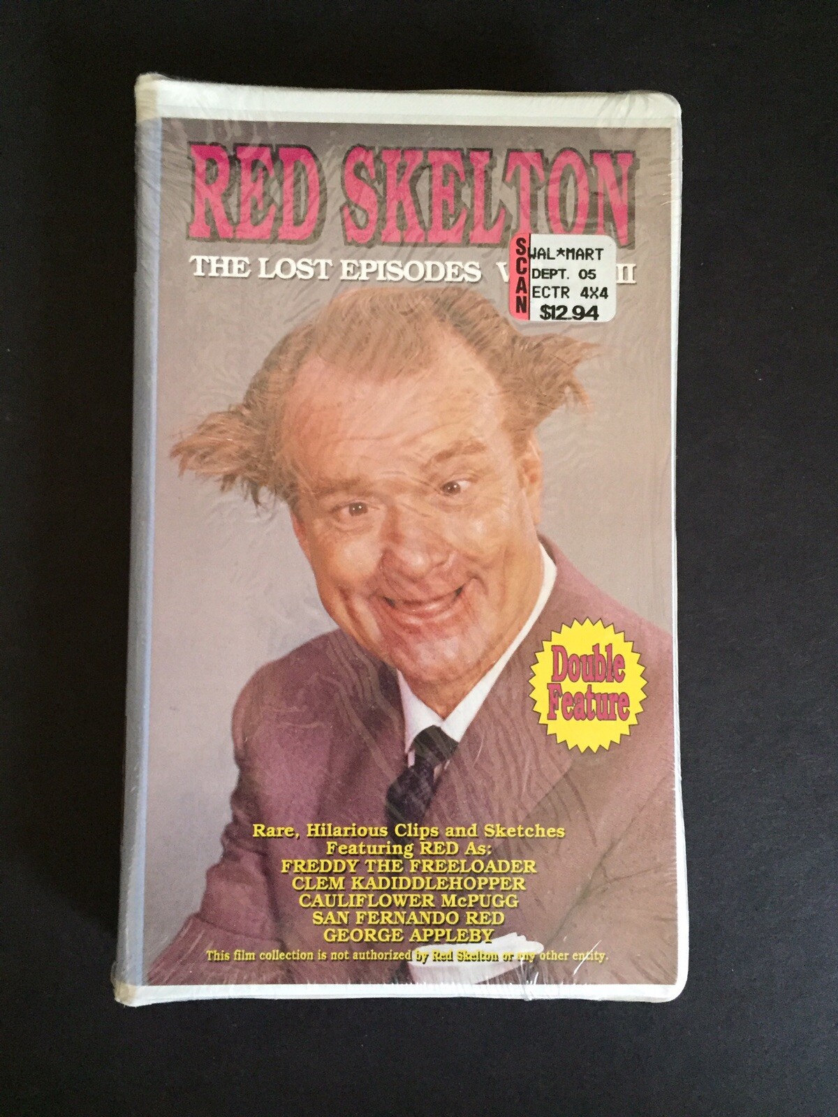 RED SKELTON: THE LOST EPISODES VOL. I & II on VHS / Double Feature New ...