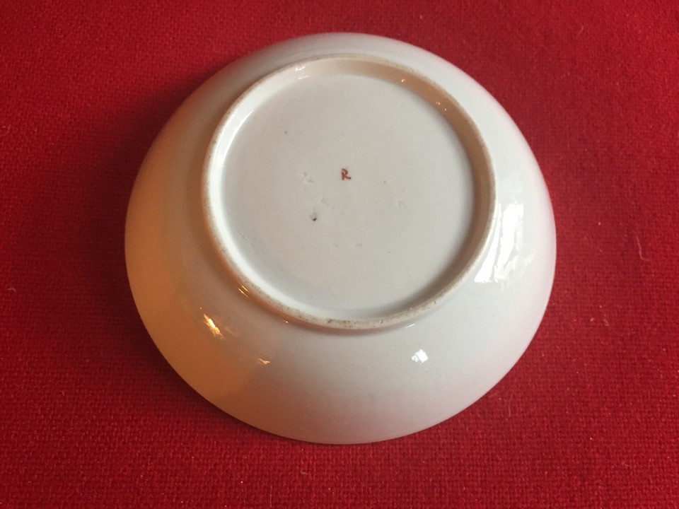 Antique German Rauenstein Porcelain Saucer Dish Plate Cornucopia 18th ...