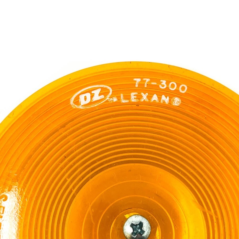 Dietz DZ 77-300 Lexan Stratolite 036A Round Amber Replacement Lens w ...