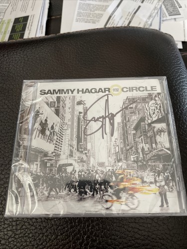 SAMMY HAGAR AND THE CIRCLE-AUTOGRAPHED "CRAZY TIMES" SAMMY SIGNED ...