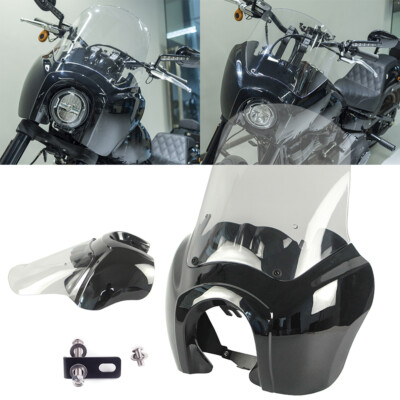 15'' Tall Fairing Windshield Kit For Harley Street Bob FXBB 107 2018 ...