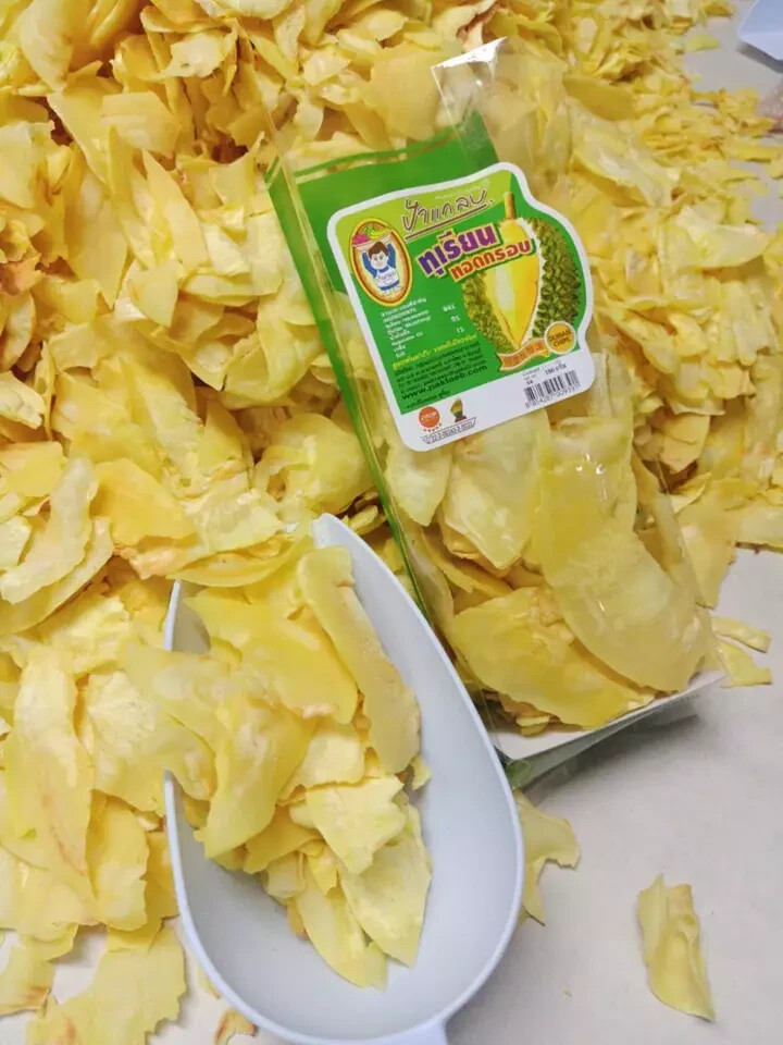 2 x 500g Fried Durian Chips Monthong Thailand Fruit Exotic Healthy ...