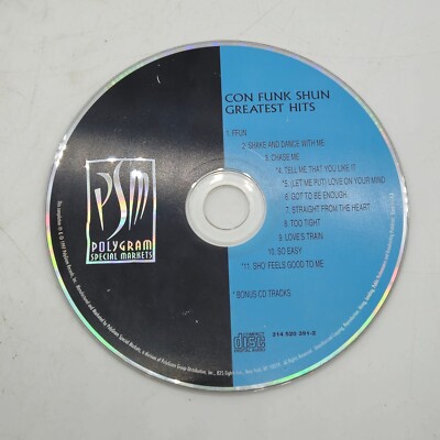 Greatest Hits by Con Funk Shun (CD, 1998) DISC ONLY 731452039125| eBay