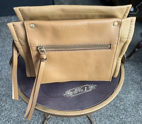 Lucky Brand Beige Leather Handbag | eBay