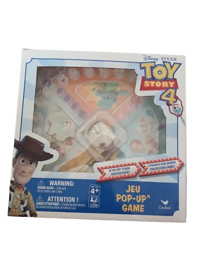 Toy Story 4 Disney Pixar Trouble Jeu Pop Up Popper Jr Game 8" x 8" Age ...