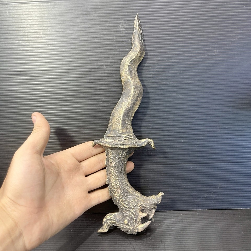 Unique Ancient Near Eastern Bronze Knife/sword Weapon With Mythical ...