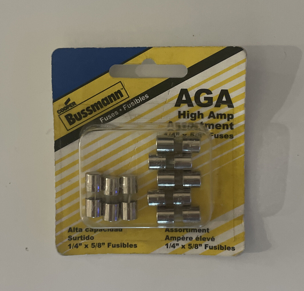 Bussmann Fuses BP/AGA-AH8RP A GA Fuse Assortment | eBay