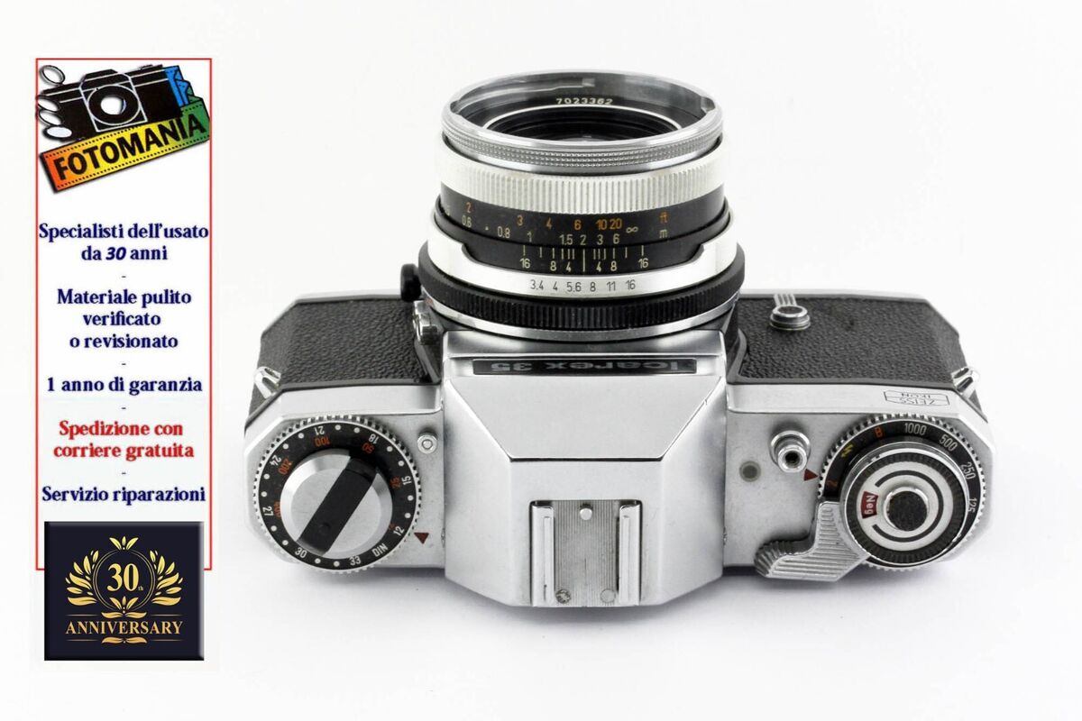 Zeiss Ikon Icarex 35 With Zeiss Skoparex 35 F 3.4 Mint With Zeiss Ikon Icarex 35 With Zeiss Skoparex 35 F 3.4 Mint With