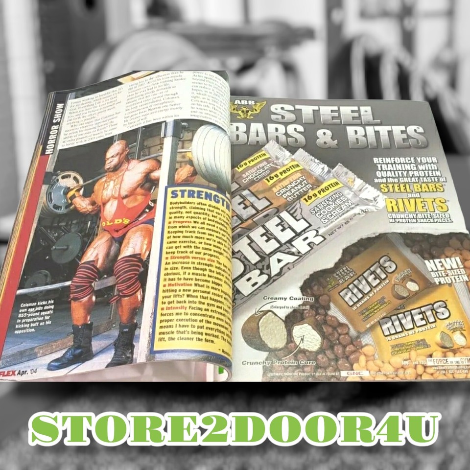 FLEX bodybuilding magazine Chris Cook - April 2004 - Dexter Jackson ...