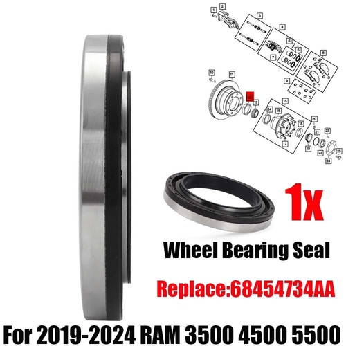 For 19-24 RAM 3500 4500 5500 Wheel Bearing Seal Pickup #68454734AA Seal ...