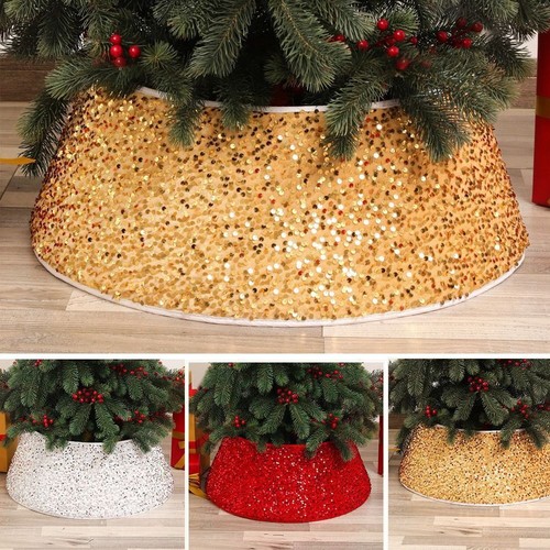 Merry Christmas Xmas Tree Surround Decor New Year Tree Skirts | eBay