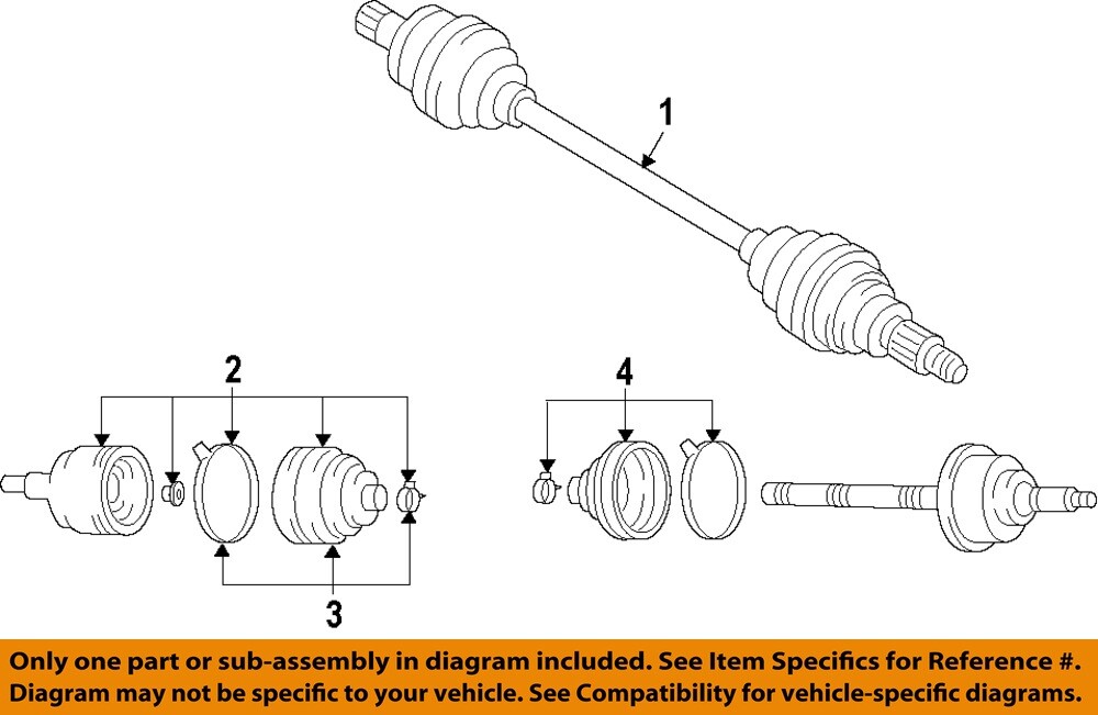 3815A480 Mitsubishi Shaft ASFR Axle Dri Genuine OEM Part for sale ...