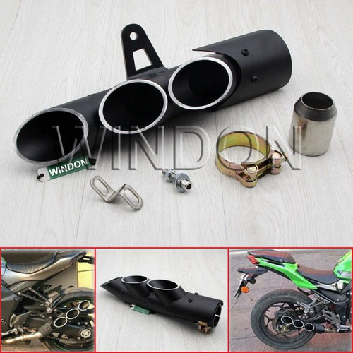 Aluminum Exhaust 38-51mm Muffler Three-outlet Tail Pipe Kit For ...