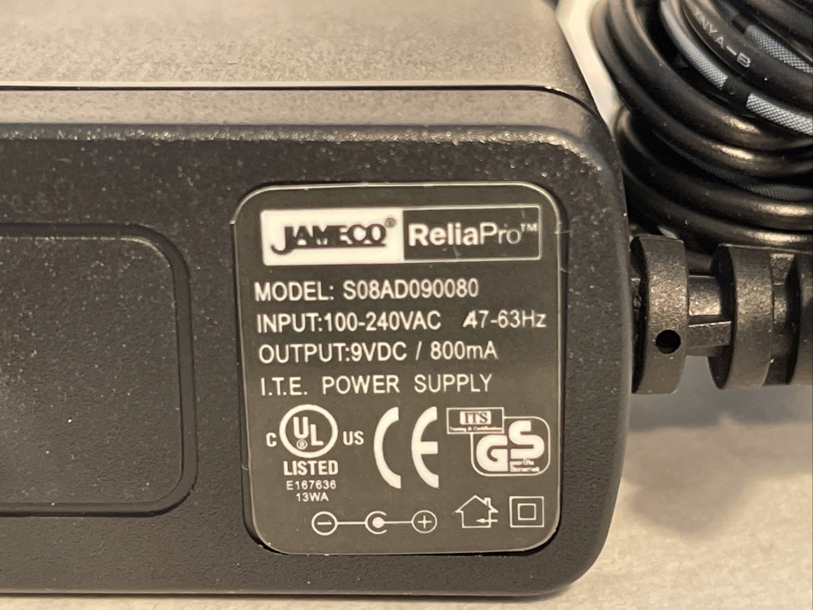 jameco reliapro S08AD090080 100-240 Vac Out Put 9v Lot Of 2 New ...