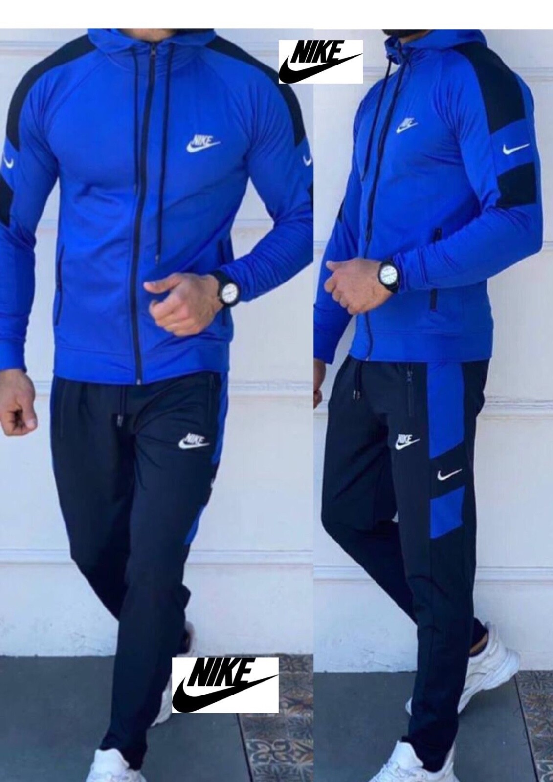 Nike Men’s 2Pcs Great Quality Full Tracksuit Set. Jacket & Bottom ...