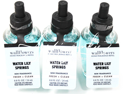 Bath & Body Works Water Lily Springs Wallflower Plug In Bulb Refill 3 ...