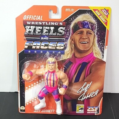 2022 WWF Wrestling Heels and Faces MOC 4.5" Jeff Jarrett Action Figure ...