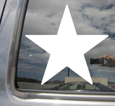 Star - Laptop Car Bumper Vinyl Decal Adhesive Sticker 10182 | eBay