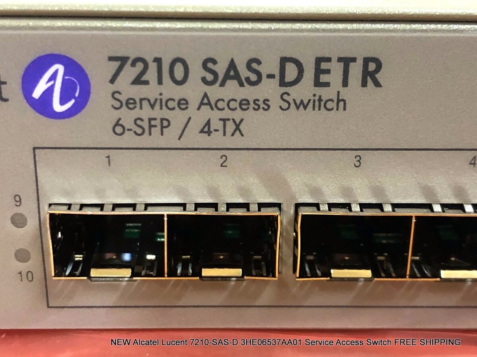 NEW Alcatel Lucent 7210-SAS-D 3HE06537AA01 Service Access Switch FREE ...