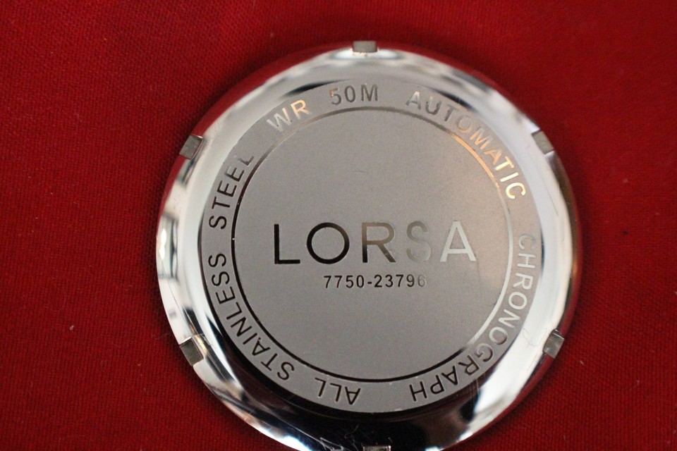 LORSA 7750 CHONOGRAPH AVATION WATCH CASE 47MM WITH USED 37MM DIAL | eBay