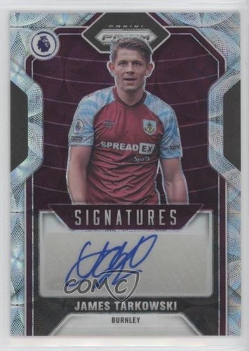 2021 Panini Prizm Premier League Signatures Choice James Tarkowski #S ...