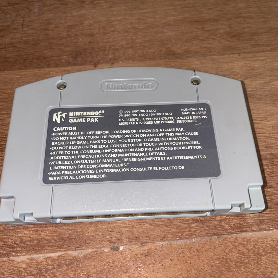 N64 Goldeneye 007 Nintendo 1998 Game, Box, Instructions. Tested Works ...