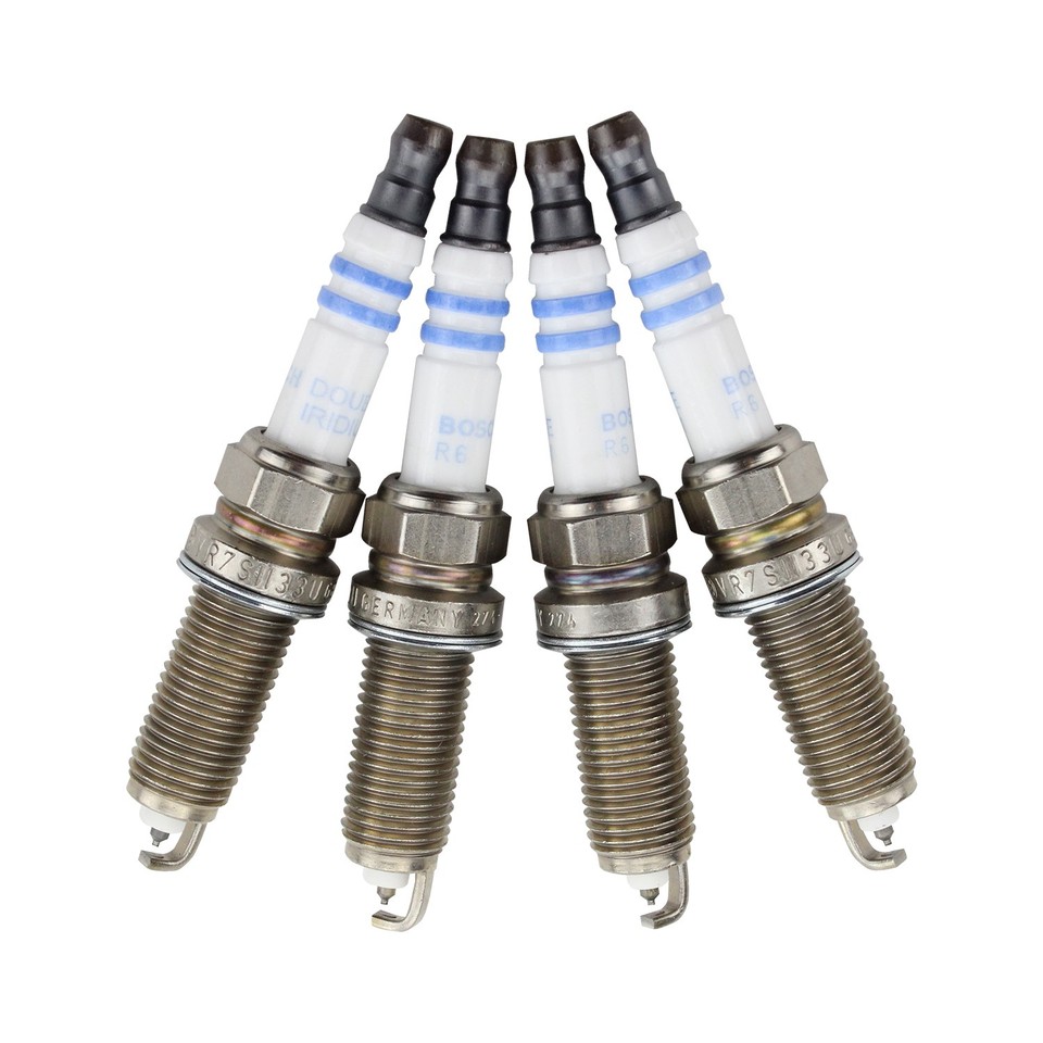 Set of 4 Spark Plugs Bosch 9694 For Honda Accord Subaru Forester ...