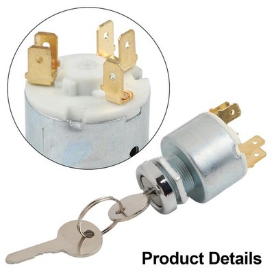 3 Position ON OFF Ignition Switch for Most Cars with 2 Keys Included ...