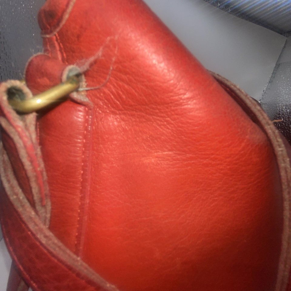COACH Vintage Nottingham Binocular Crossbody Bag - Red | eBay