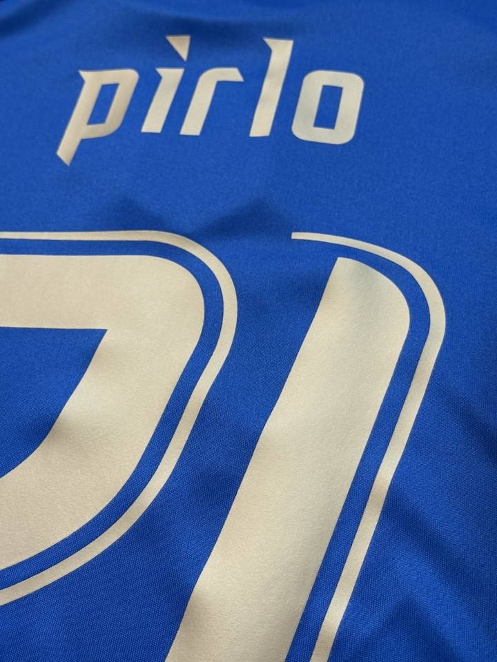 2006 Italy Home Jersey #21 Pirlo XL PUMA Soccer World Cup Winner Kit | eBay