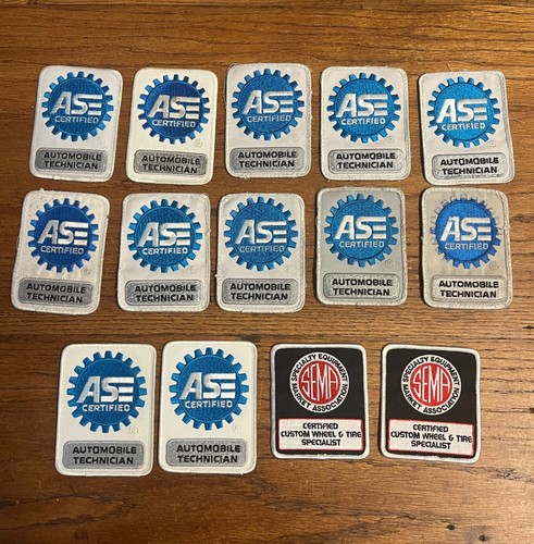ASE Certified Automobile Technician Patch Lot | eBay