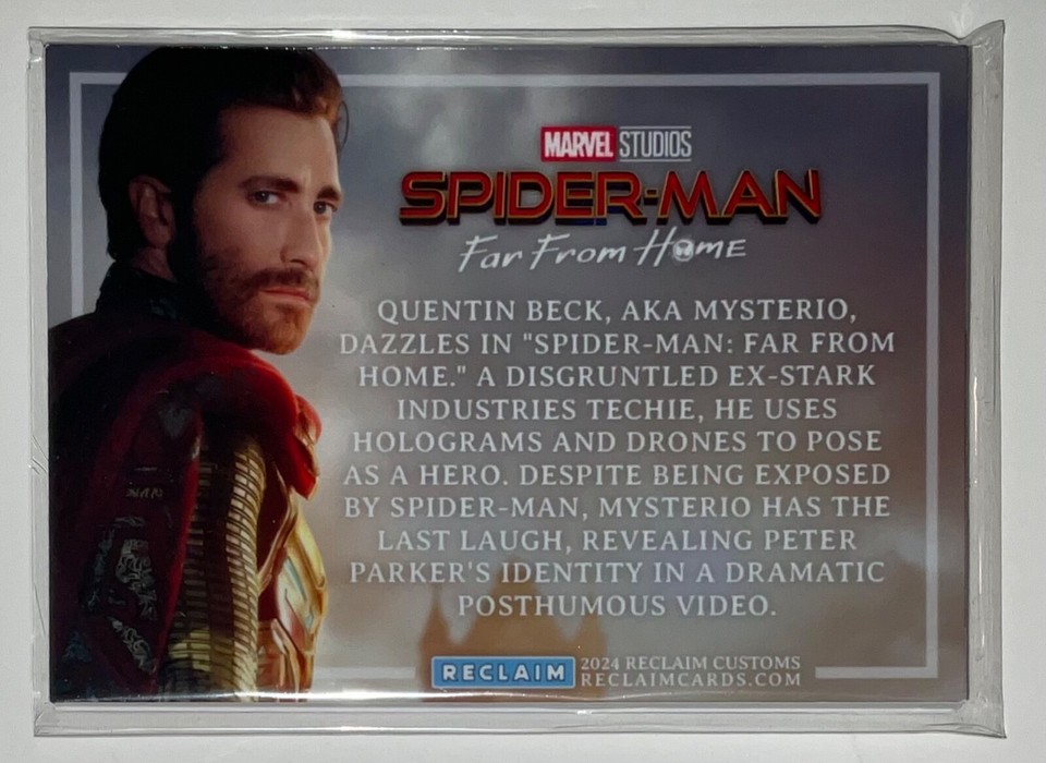 Spider-Man Jake Gyllenhaal Auto Autograph Cut Custom Card PSA/BECKETT ...