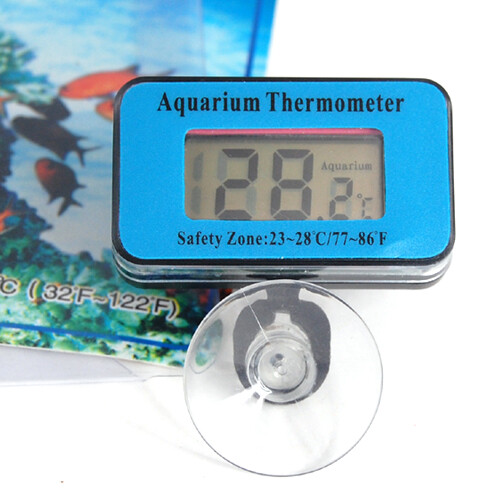 Digital Thermometer Aquarium Fish Tank Vivarium Water Marine/Tropical ...