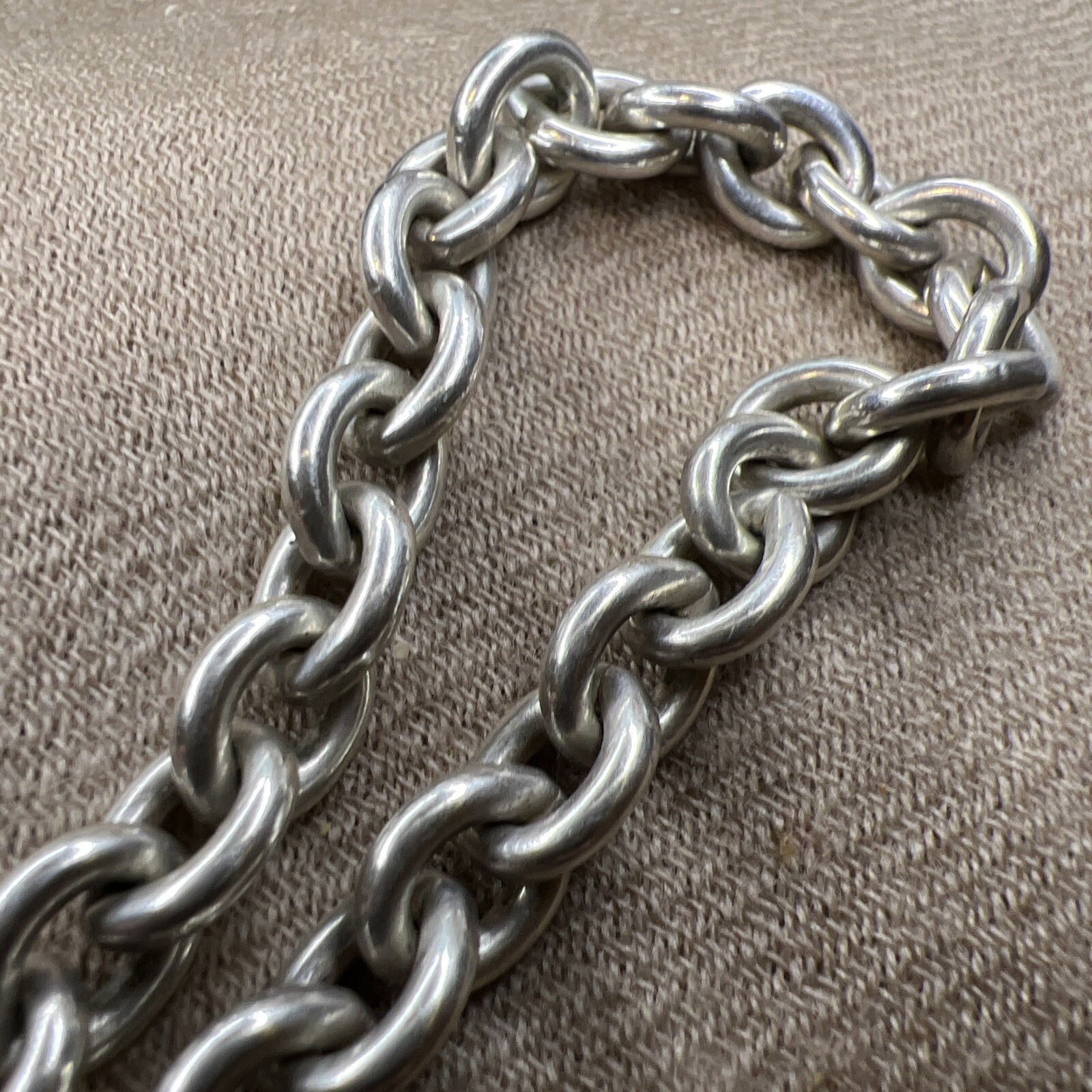 Joseph Esposito Espo Sig 925 Sterling Silver Rolo Cable Chain heart ...