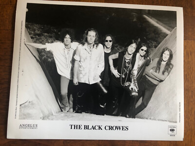 The Black Crowes Members of the Rock Group 10x8 Vintage 1999 Press ...