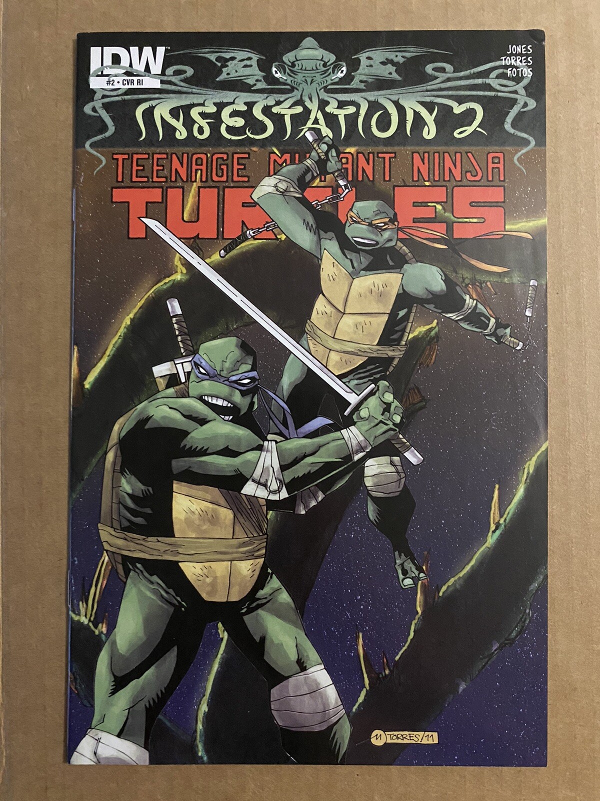 Teenage Mutant Ninja Turtles #2 Retailer Incentive Variant IDW Comic ...